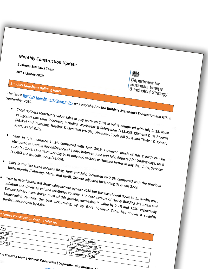 Construction Market Research and Statistics Update - MRA Research